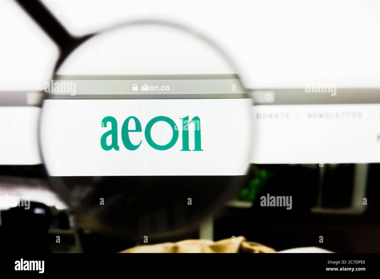 Aeon logo hi-res stock photography and images - Alamy