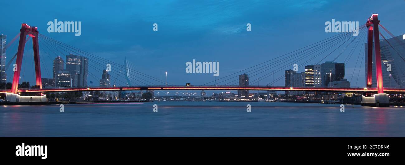 High rise building suspension bridge hi-res stock photography and ...