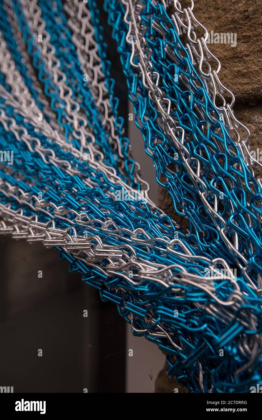 Tied back fly chains hi-res stock photography and images - Alamy