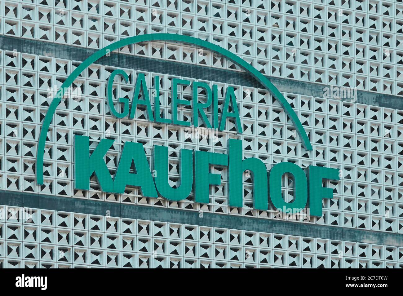 Braunschweig, Germany, June 20., 2020: Facade of the Galeria Kaufhof ...