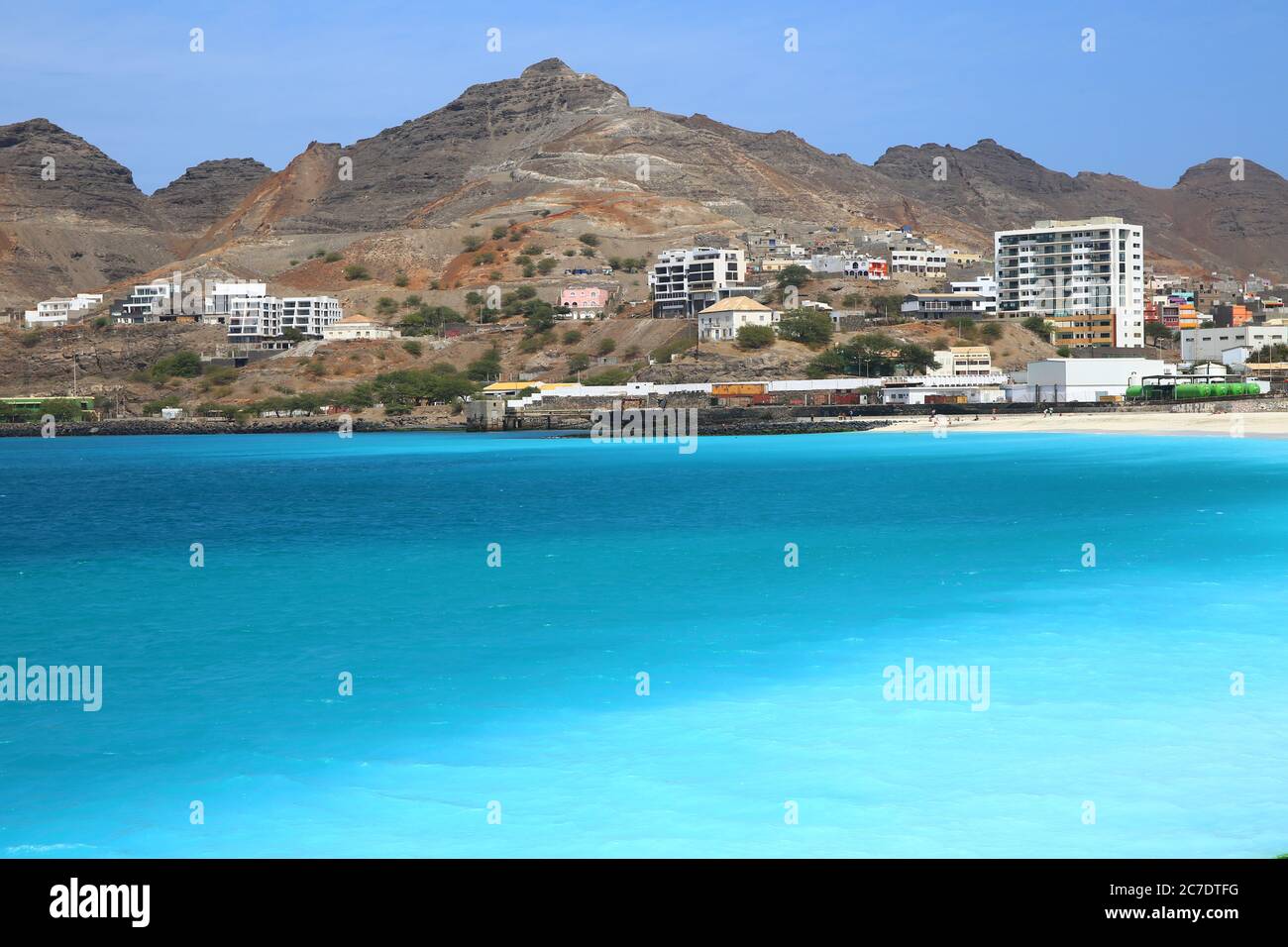 Beautiful Laginha beach in Sao Vicente Stock Photo - Alamy