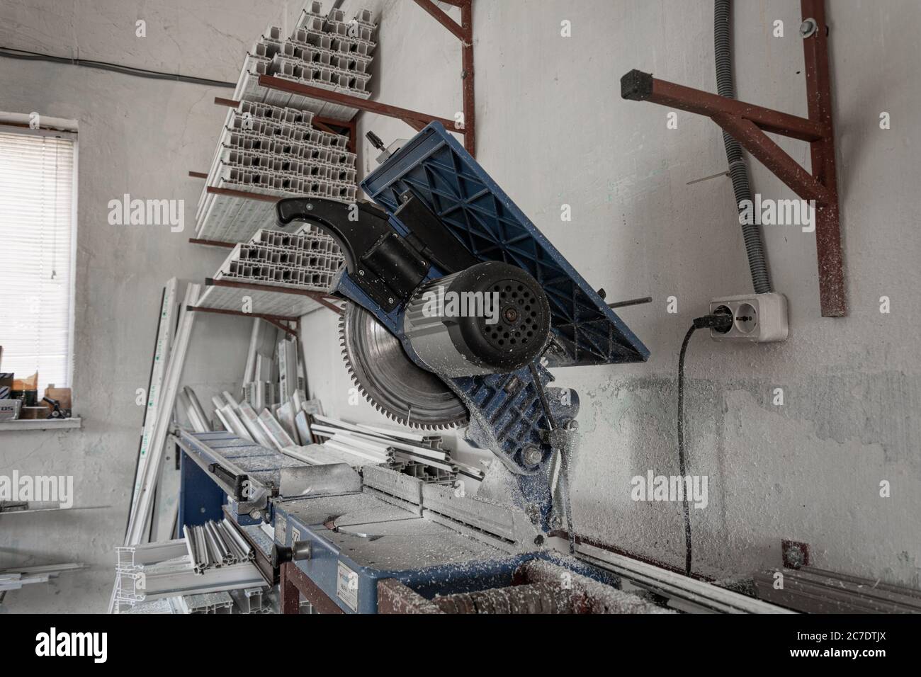 Equipment for the production of PVC windows. PVC window production ...