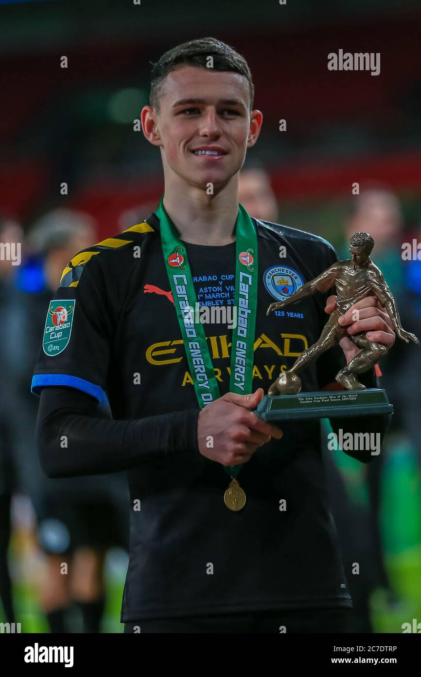 Phil foden trophy hi-res stock photography and images - Alamy