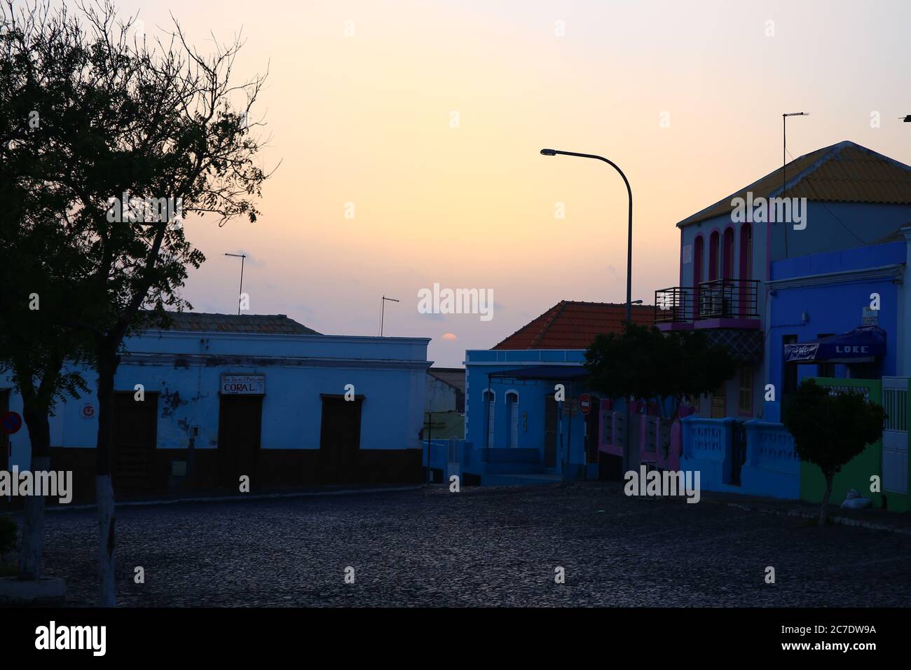 View of Sao Felipe, Fogo island, Cape Verde Stock Photo - Alamy
