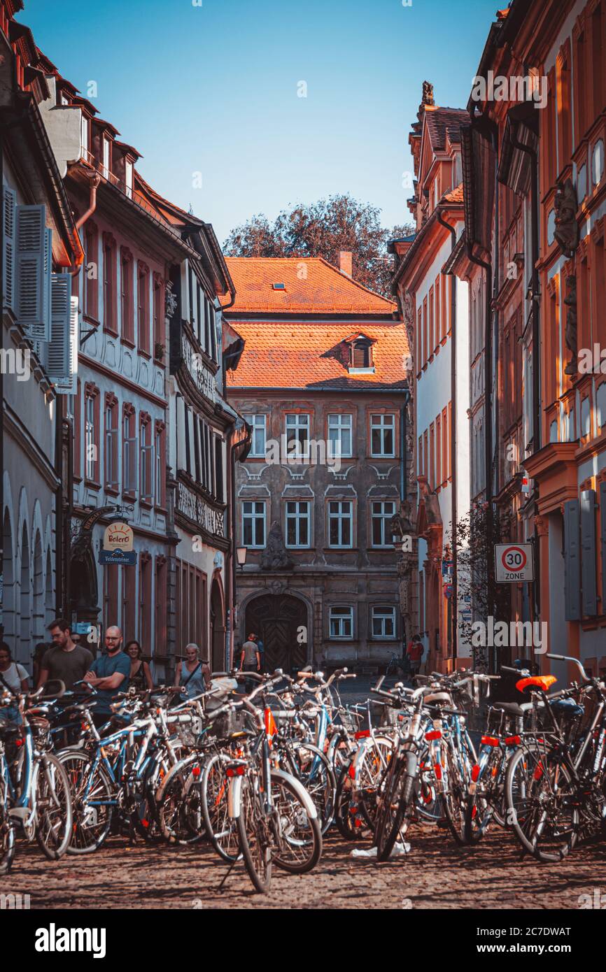 Street in Bamberg Stock Photo - Alamy