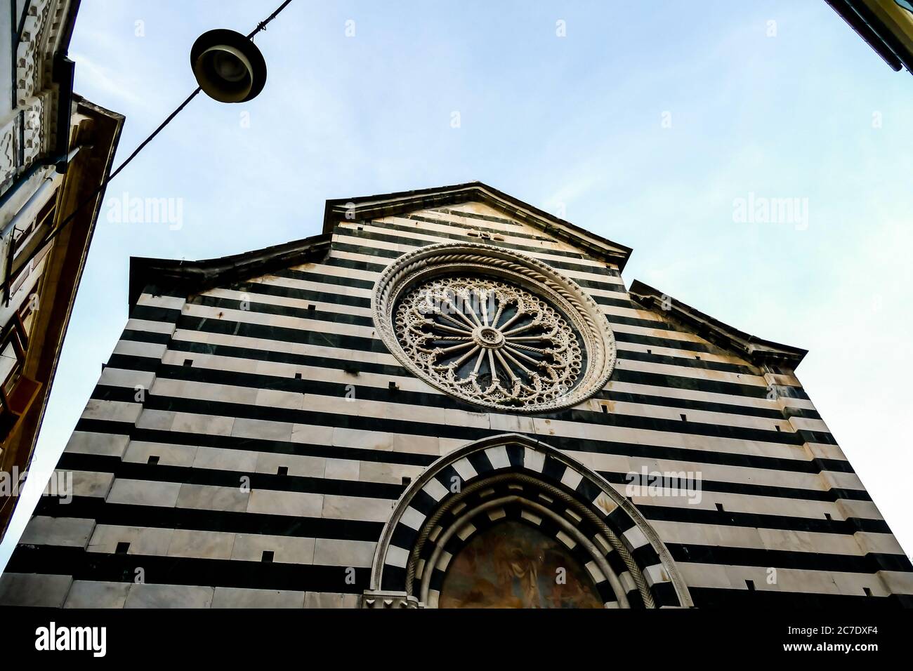 Monterosso al mare clock tower hi-res stock photography and images - Alamy