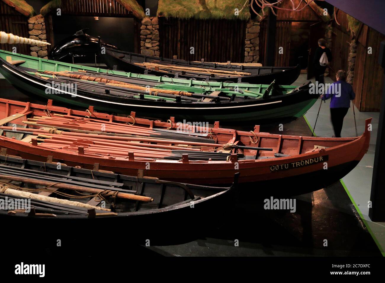 Faroese rowing boat hi-res stock photography and images - Alamy