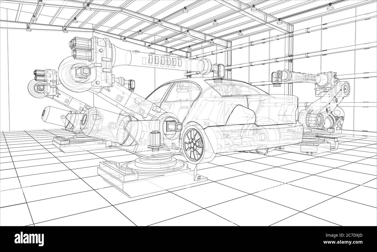 Assembly of motor vehicle Stock Photo - Alamy