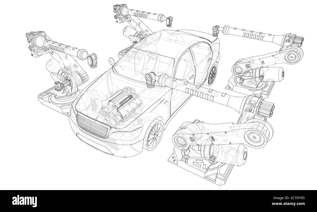 Assembly of motor vehicle Stock Photo - Alamy