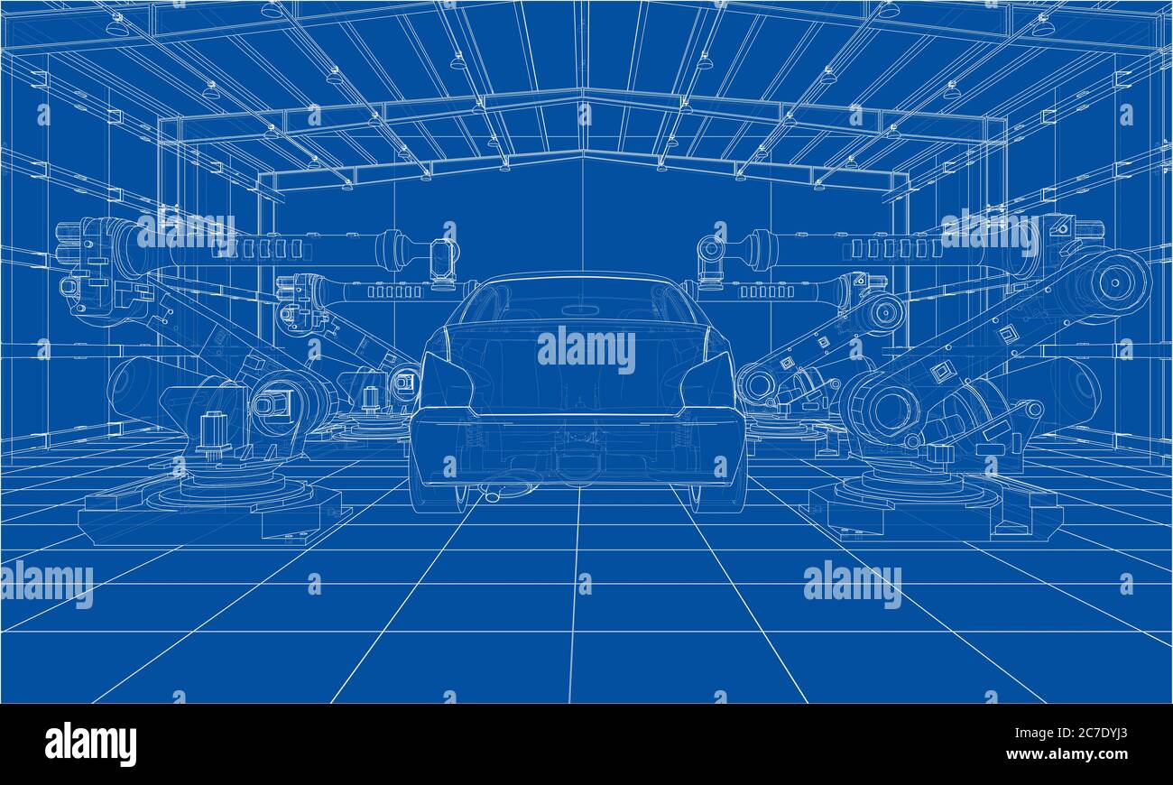 Assembly of motor vehicle Stock Photo - Alamy