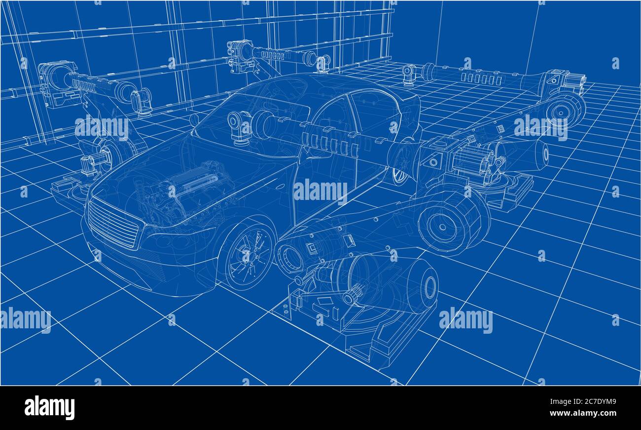 Assembly of motor vehicle Stock Photo - Alamy