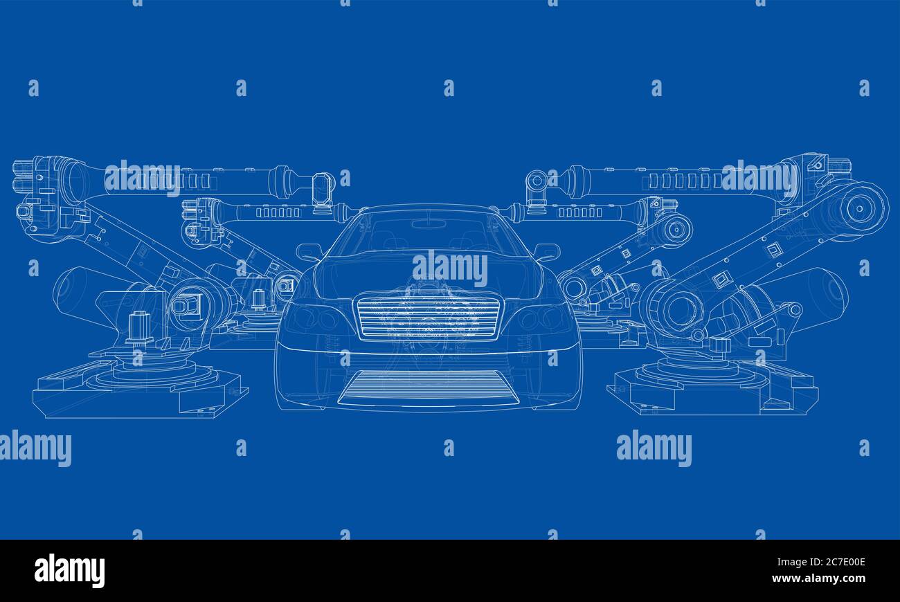 Assembly of motor vehicle Stock Photo - Alamy
