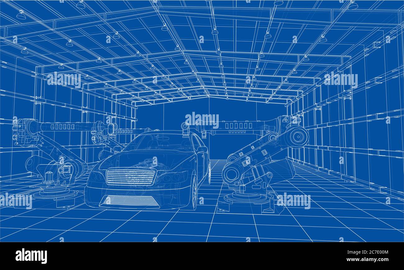 Assembly of motor vehicle Stock Photo - Alamy