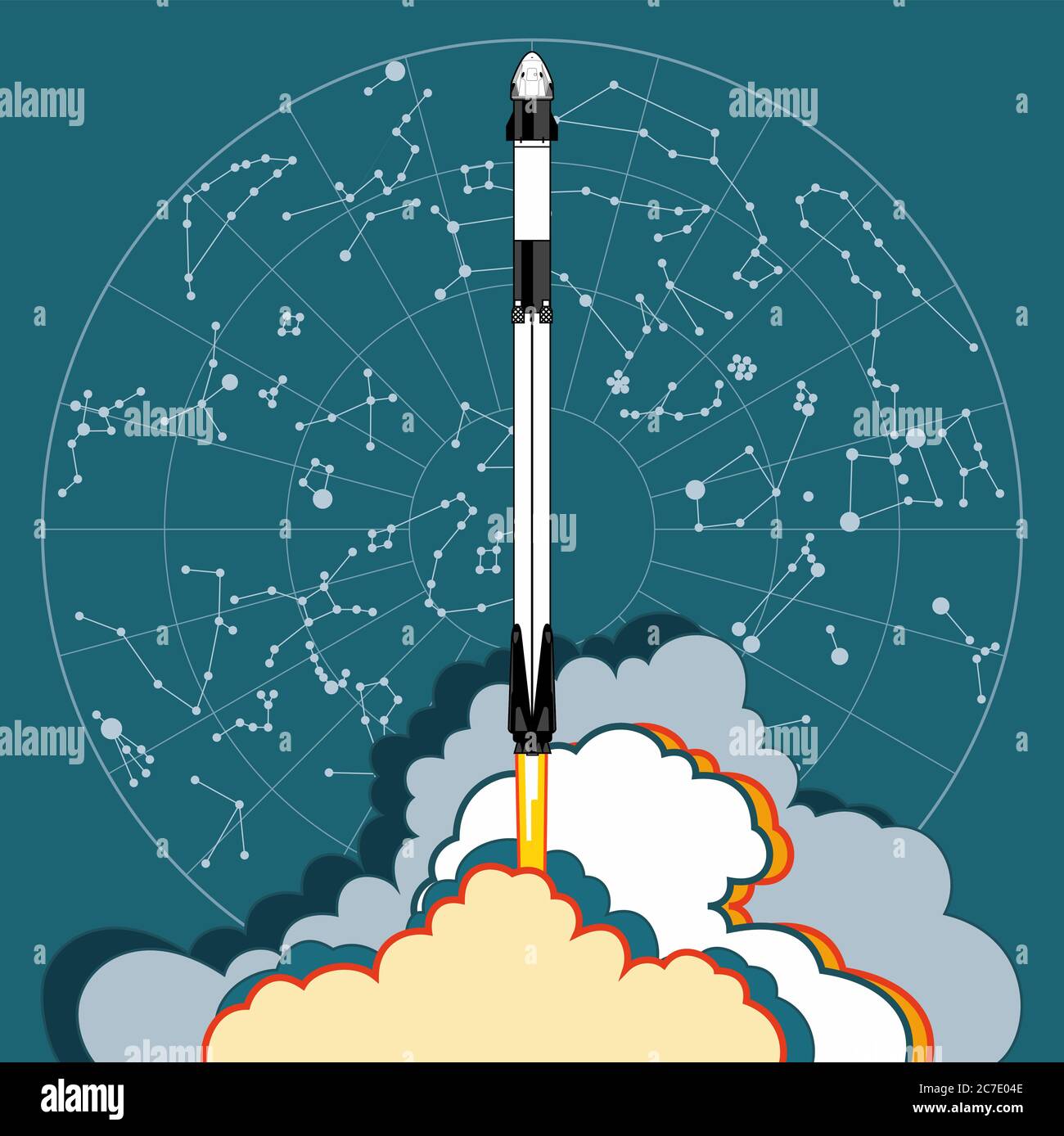 Space Rocket Ship Wallpaper Background High Resolution Stock ...