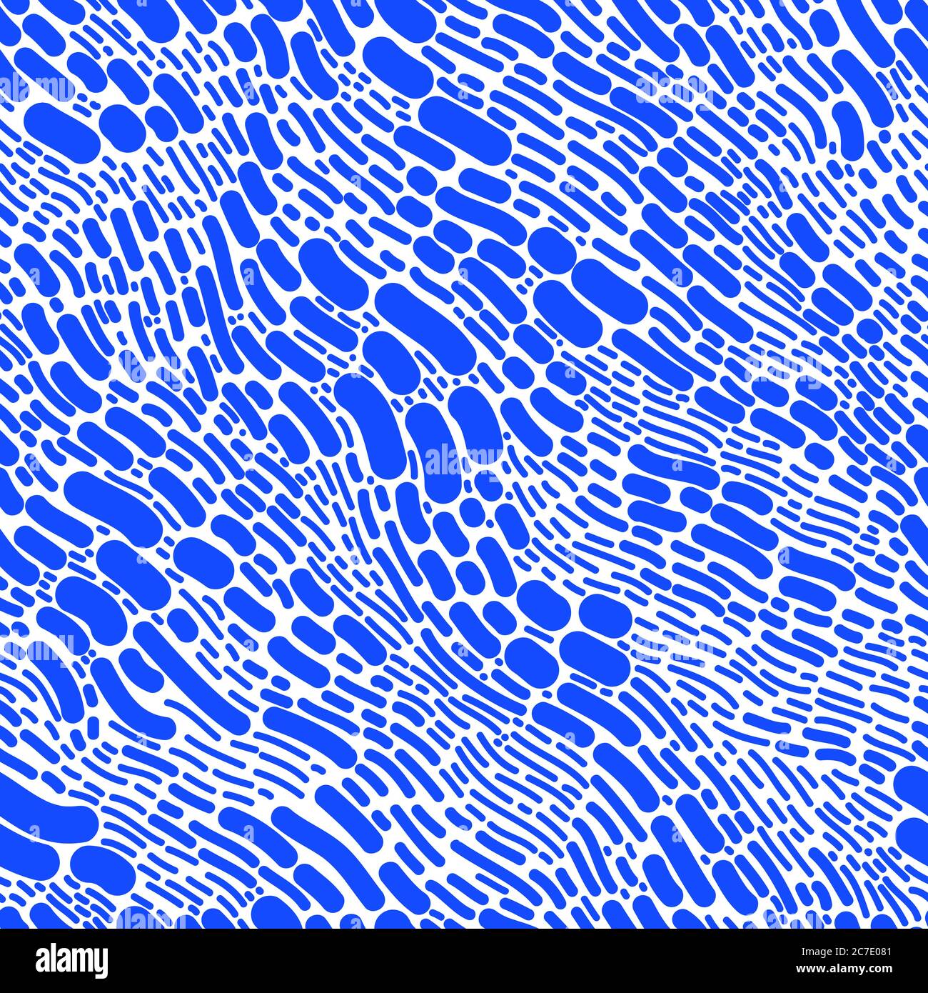 Blue abstract shapes seamless texture, isolated white background Stock ...