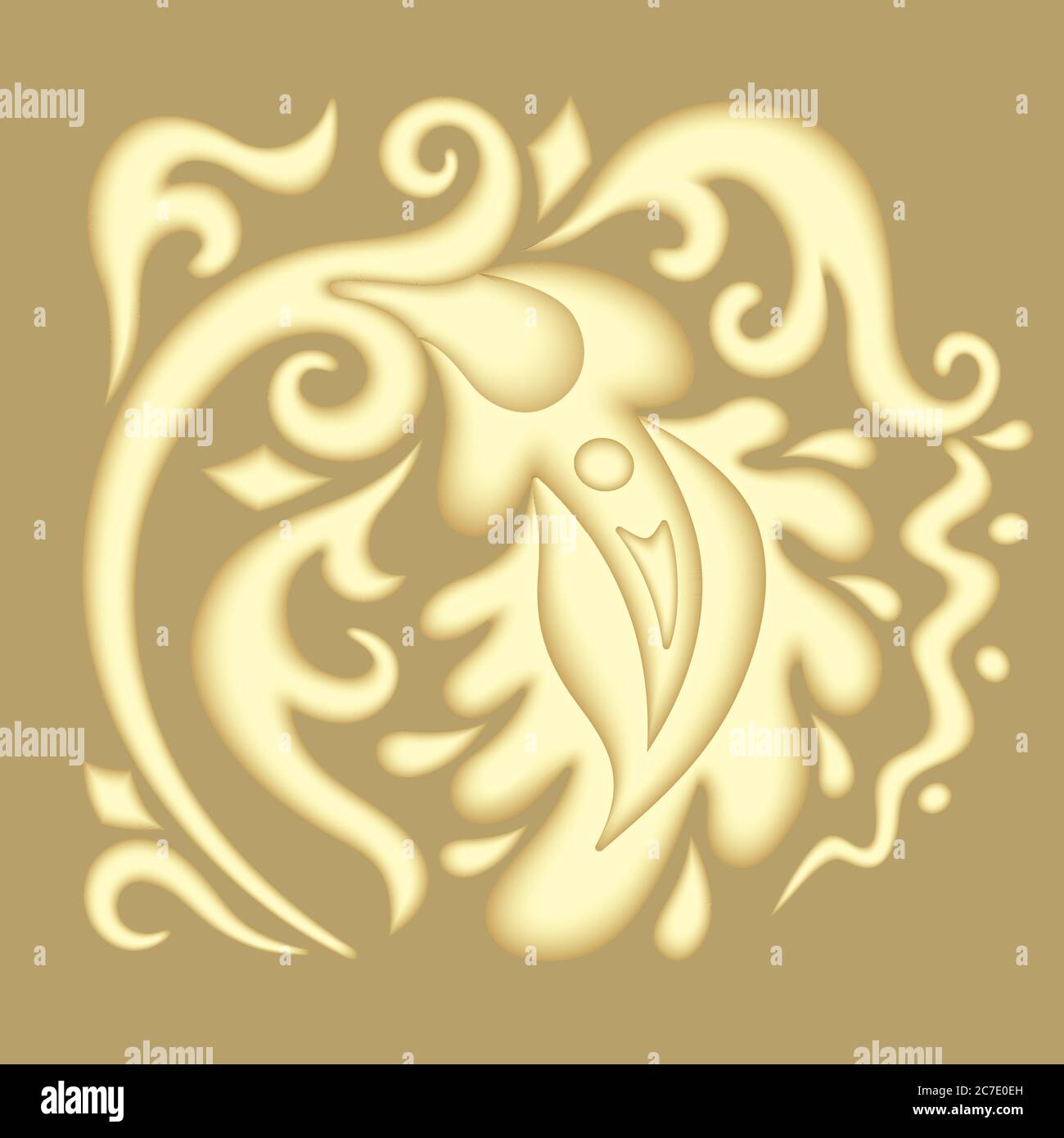Vector modern volumetric floral element Stock Vector Image & Art - Alamy