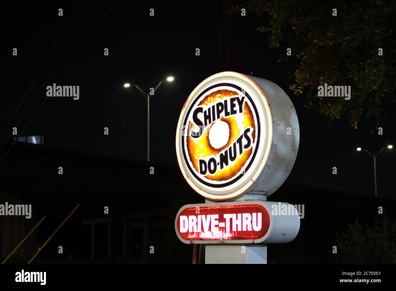 Donut sign hi-res stock photography and images - Alamy