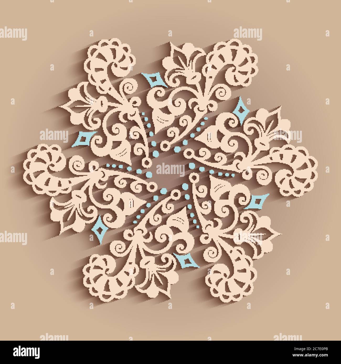 Vector modern volumetric floral elements Stock Vector Image & Art - Alamy