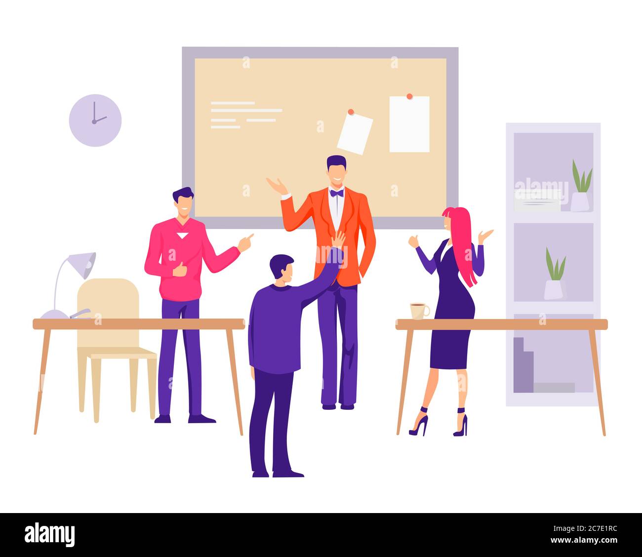 Cartoon illustration small man sitting hi-res stock photography and ...