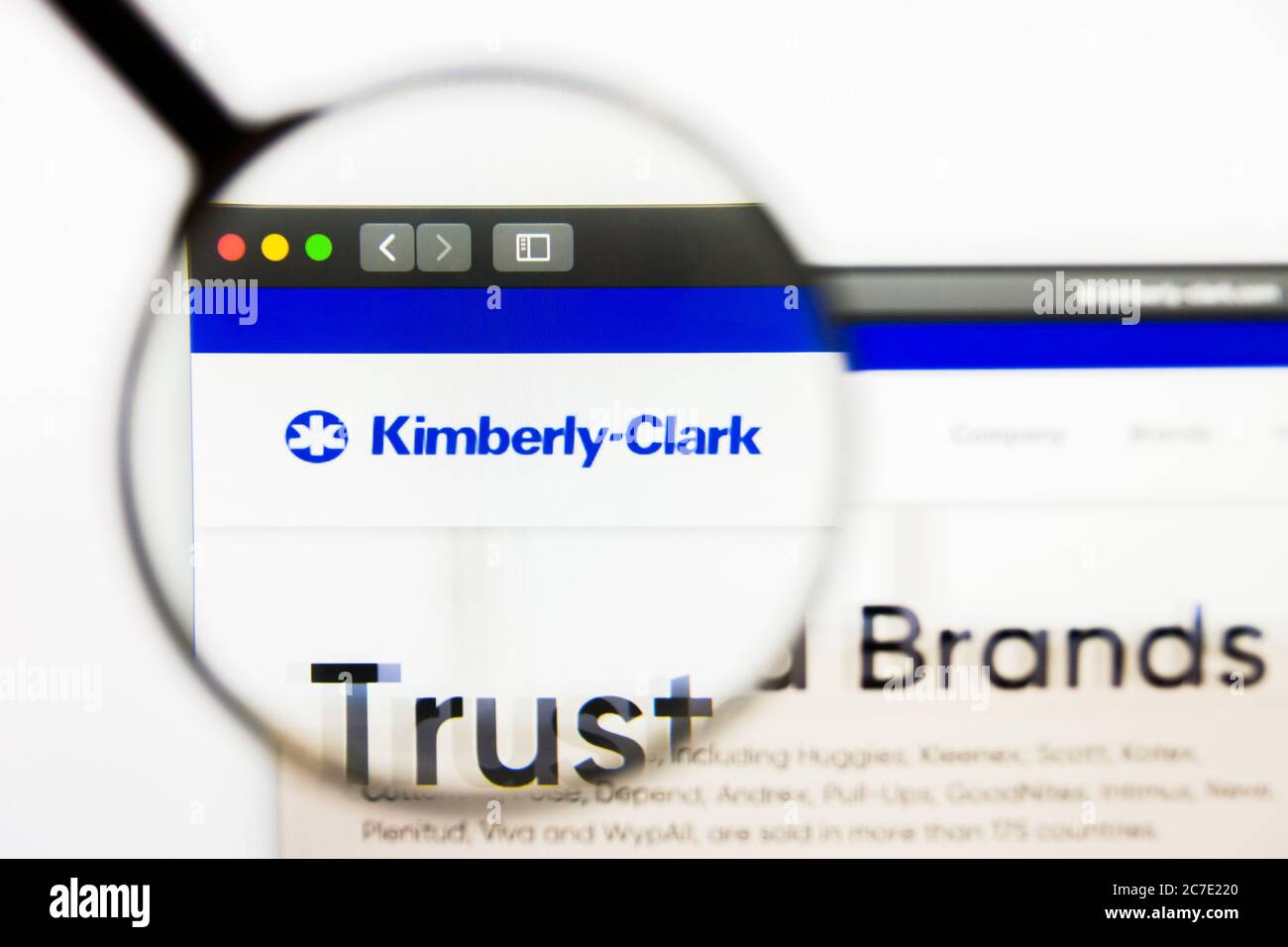 Los Angeles, California, USA - 13 March 2019: Illustrative Editorial ...