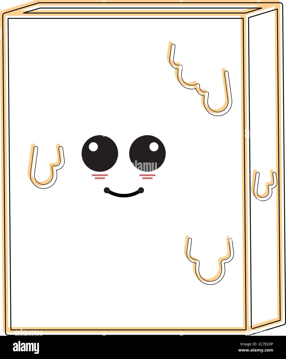 Cartoon icon of a happy butter bar. Dairy product icon - Vector Stock ...