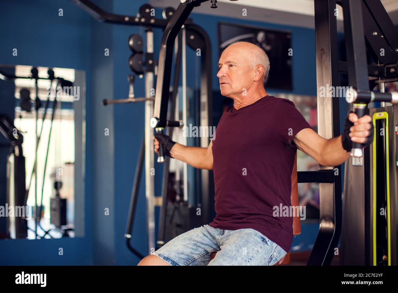 Bald chest hi-res stock photography and images - Alamy