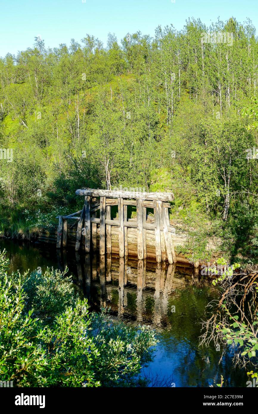 bridge over the river, beautiful photo digital picture Stock Photo - Alamy