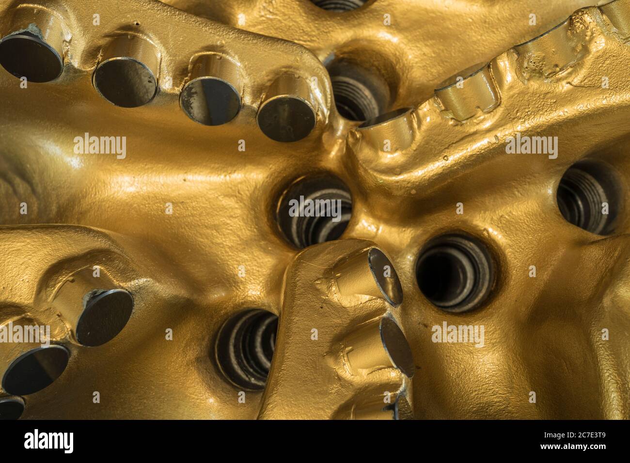 Detail of a mining drill unit Stock Photo - Alamy