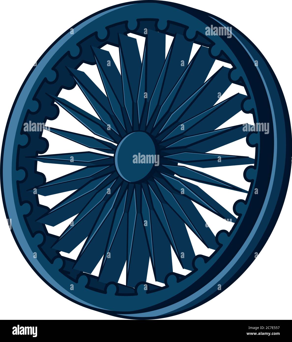 Ashoka chakra Stock Vector Images - Alamy