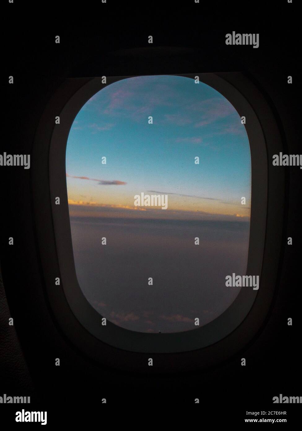Plane interior cabin view shot hi-res stock photography and images - Alamy