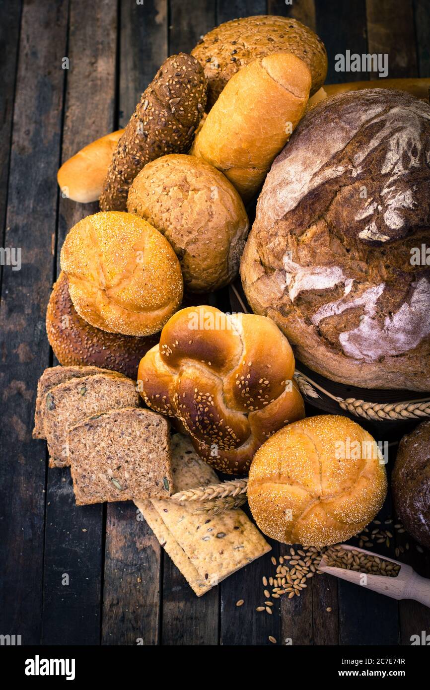 Bread and pastry Stock Photo - Alamy