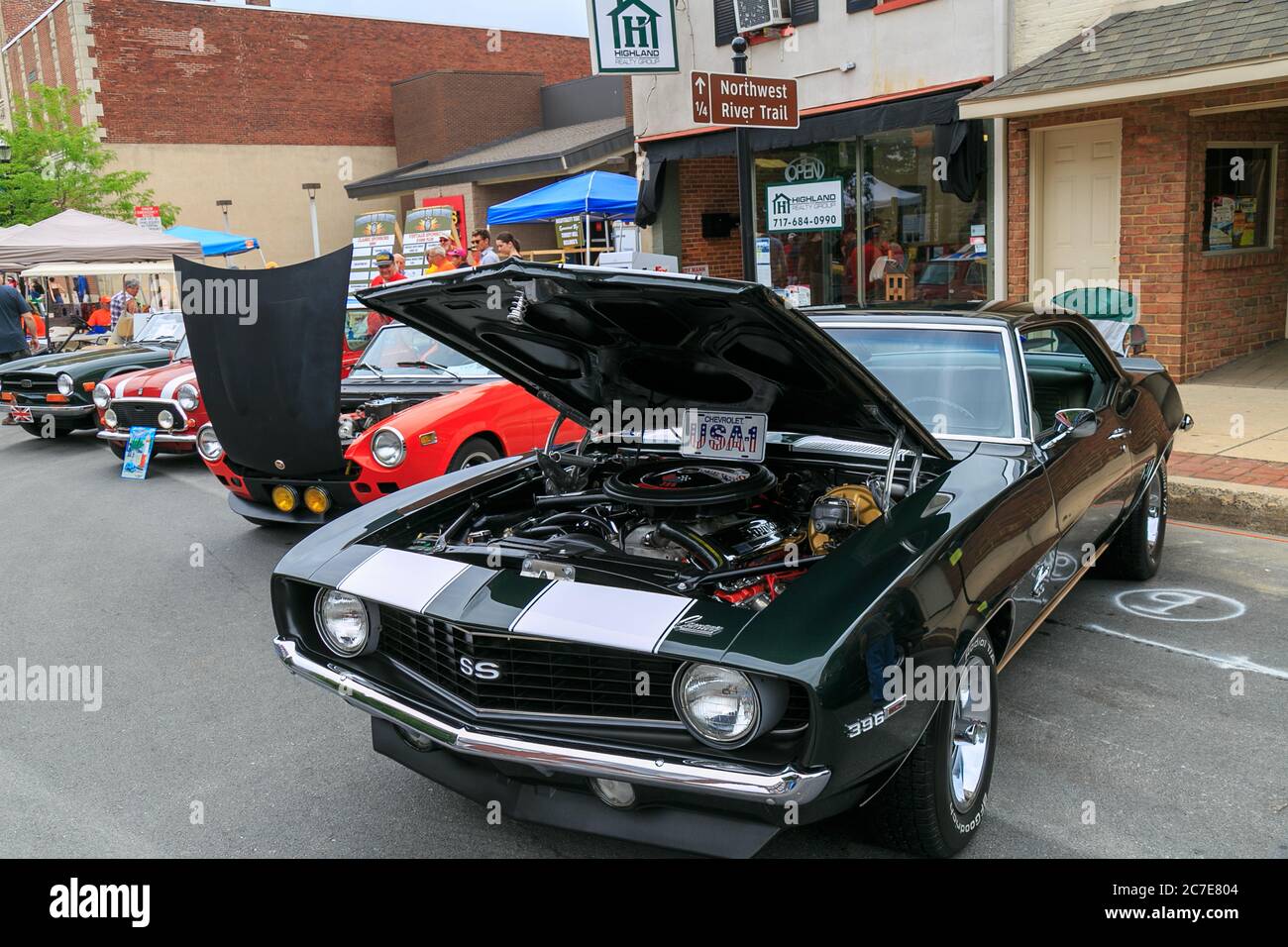 Columbia, PA, USA - June 17, 2017:One of many classic cars proudly on ...