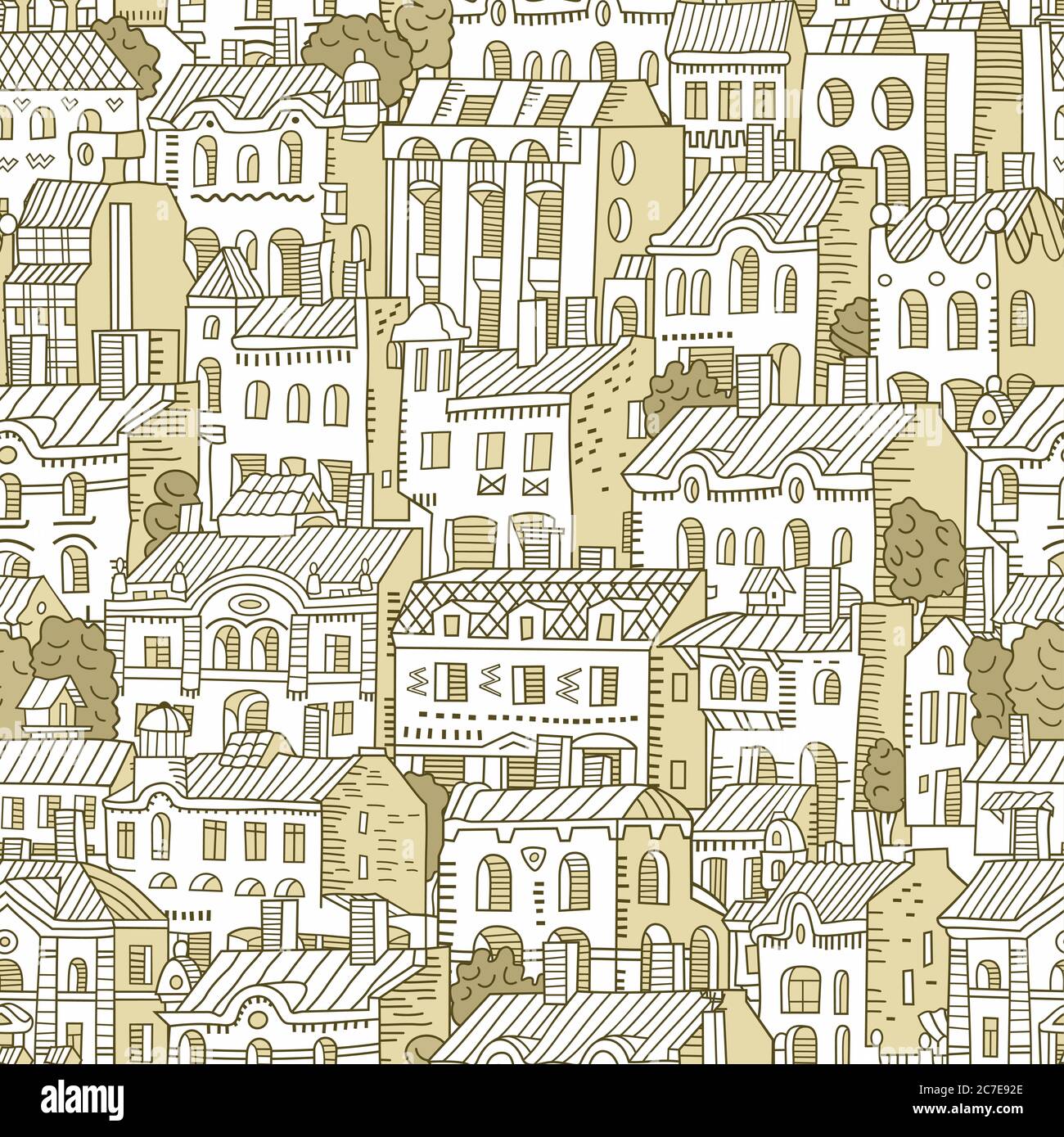 Travel backdrop hand drawn Stock Vector Images - Alamy