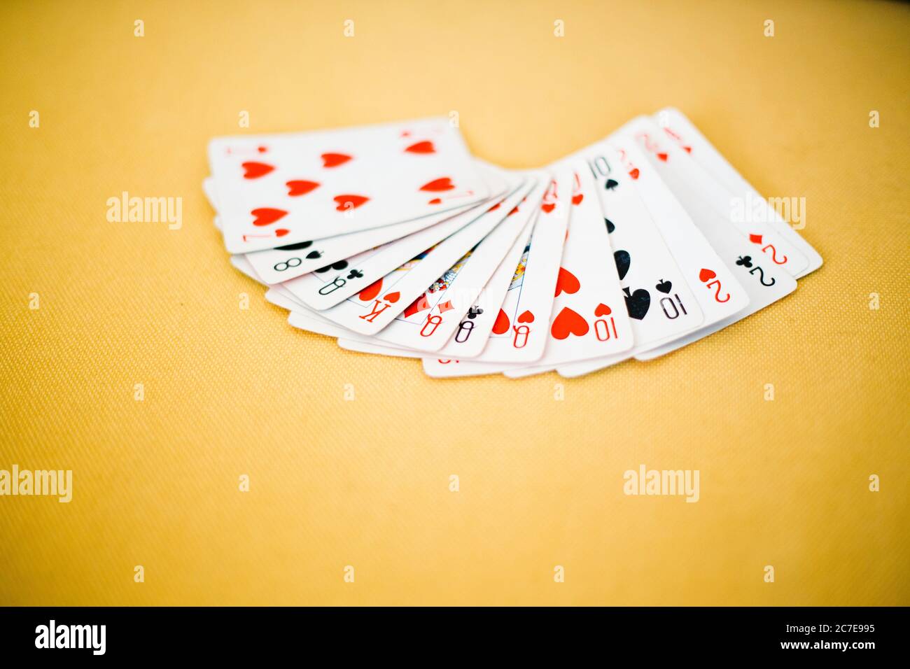 Closeup shot of playing cards on the table - perfect for a cool ...