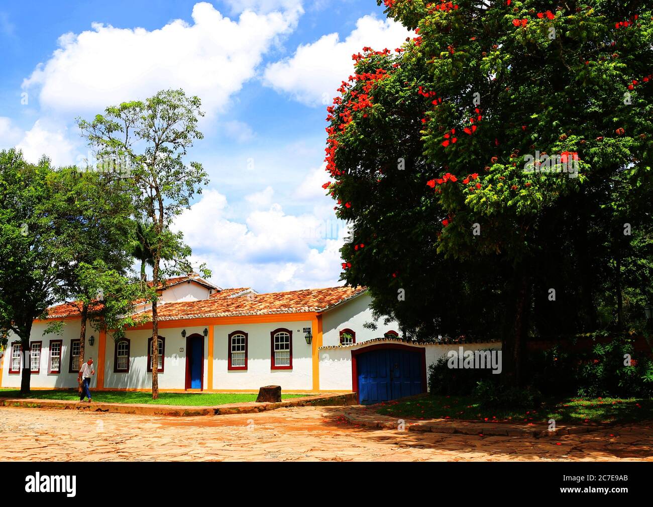 Beautiful colonial houses in Tiradentes, Brazil Stock Photo - Alamy