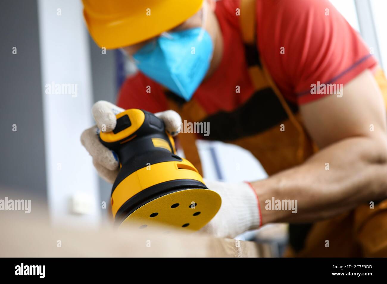 Man Polishing Helmet High Resolution Stock Photography and Images - Alamy
