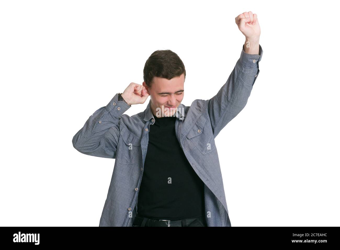 Excited glad hi-res stock photography and images - Alamy