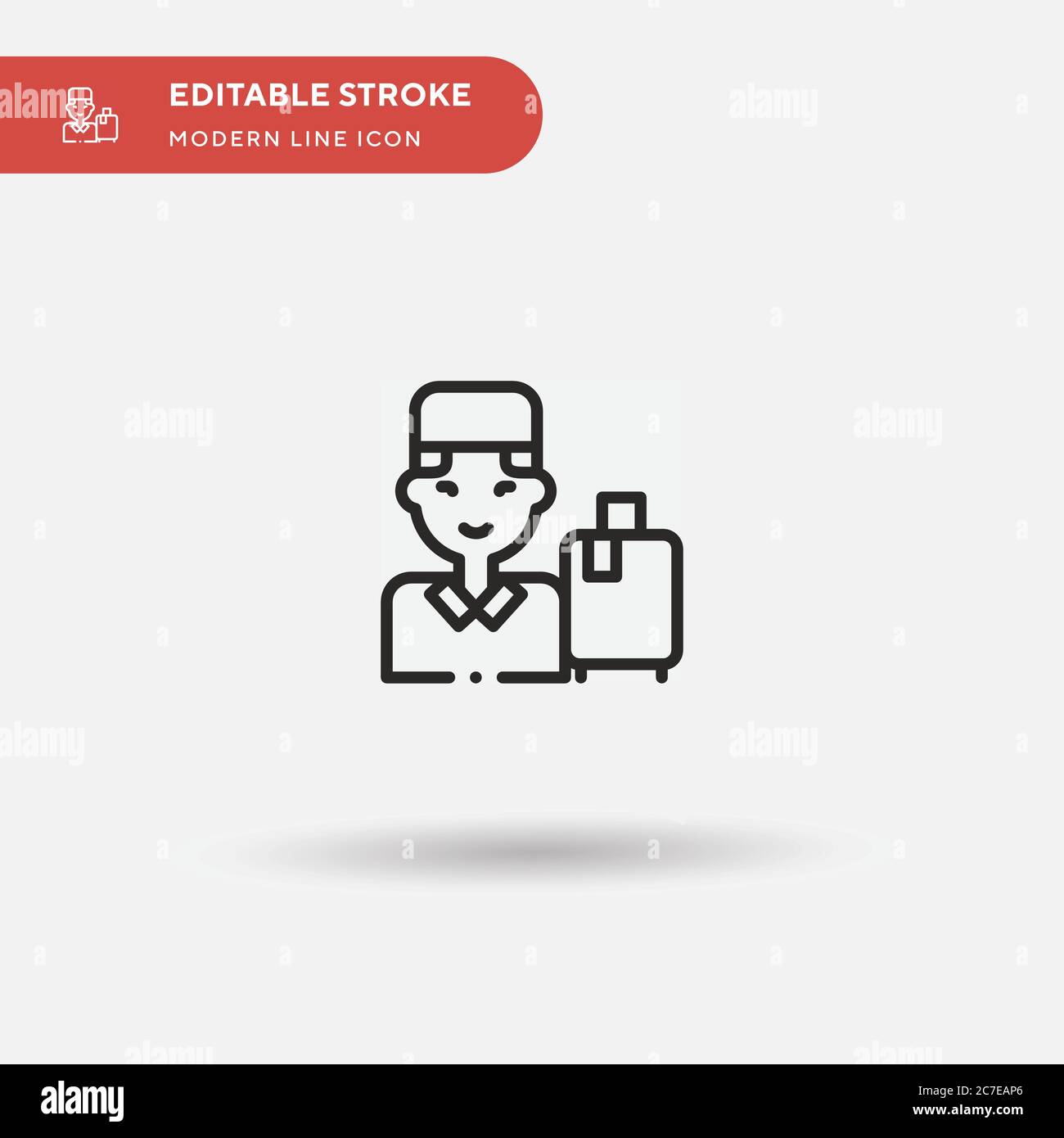Carrier Simple vector icon. Illustration symbol design template for web ...
