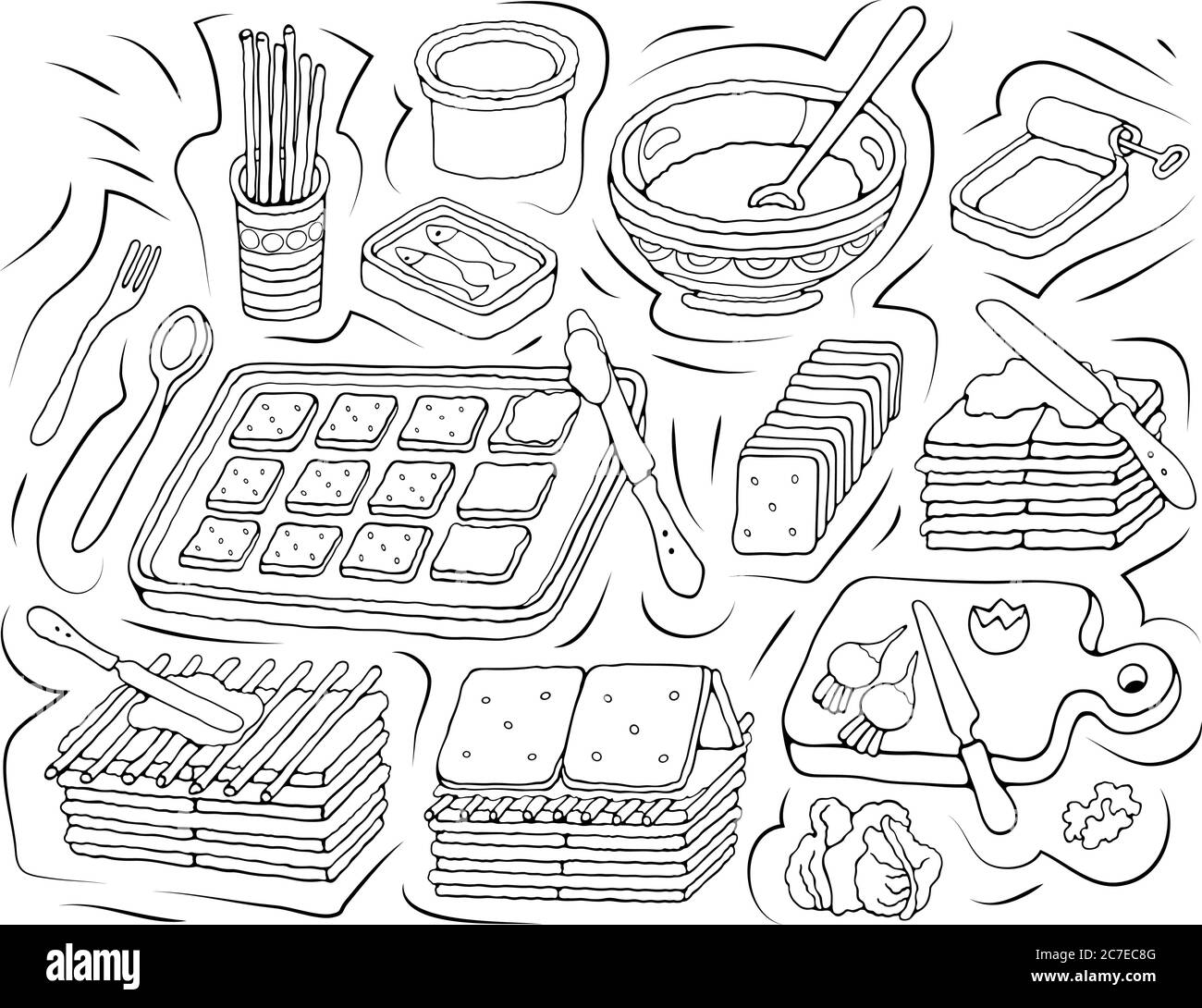 Home Cooking vector illustration Stock Vector Image & Art - Alamy