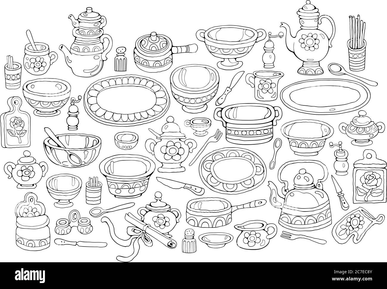 Home Cooking vector illustration Stock Vector Image & Art - Alamy