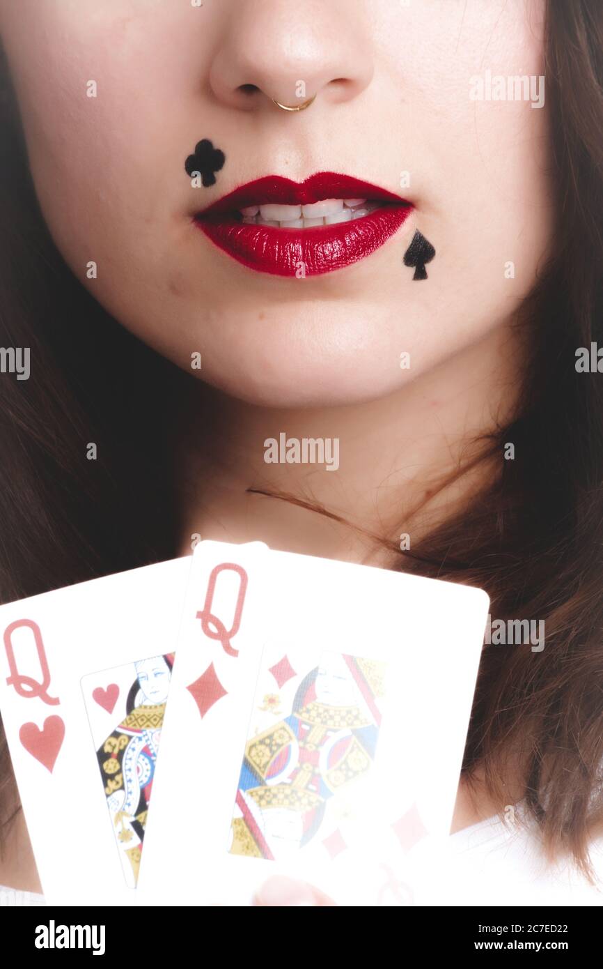 Female spades hi-res stock photography and images - Alamy