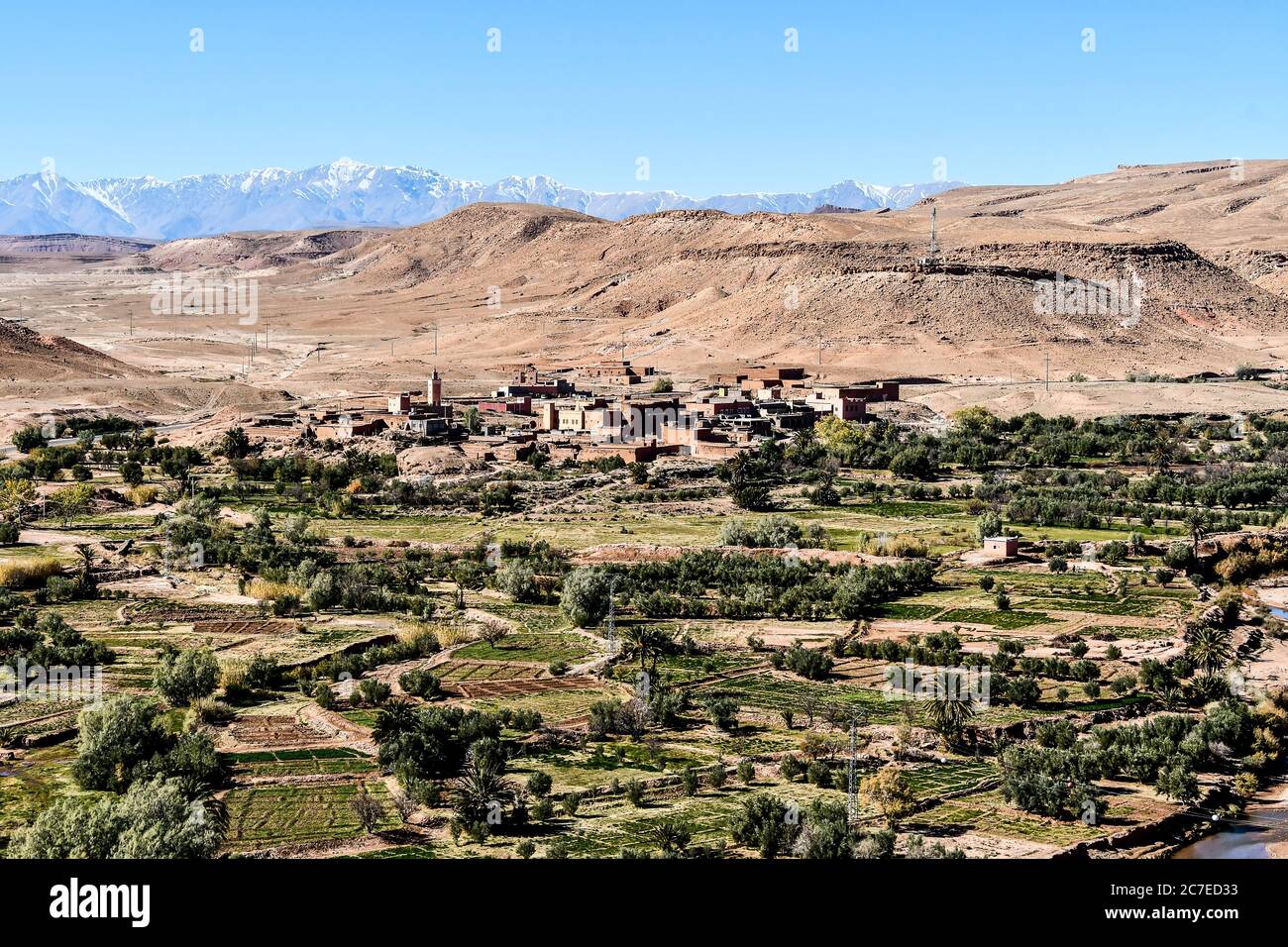 view of village, beautiful photo digital picture Stock Photo - Alamy