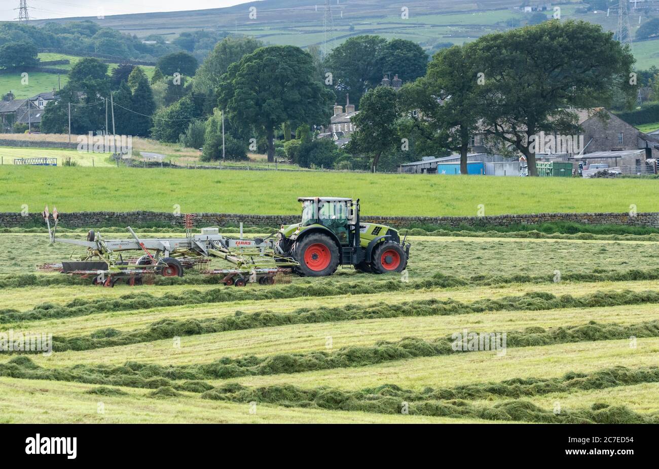 Contractors at work silage making hi-res stock photography and images ...