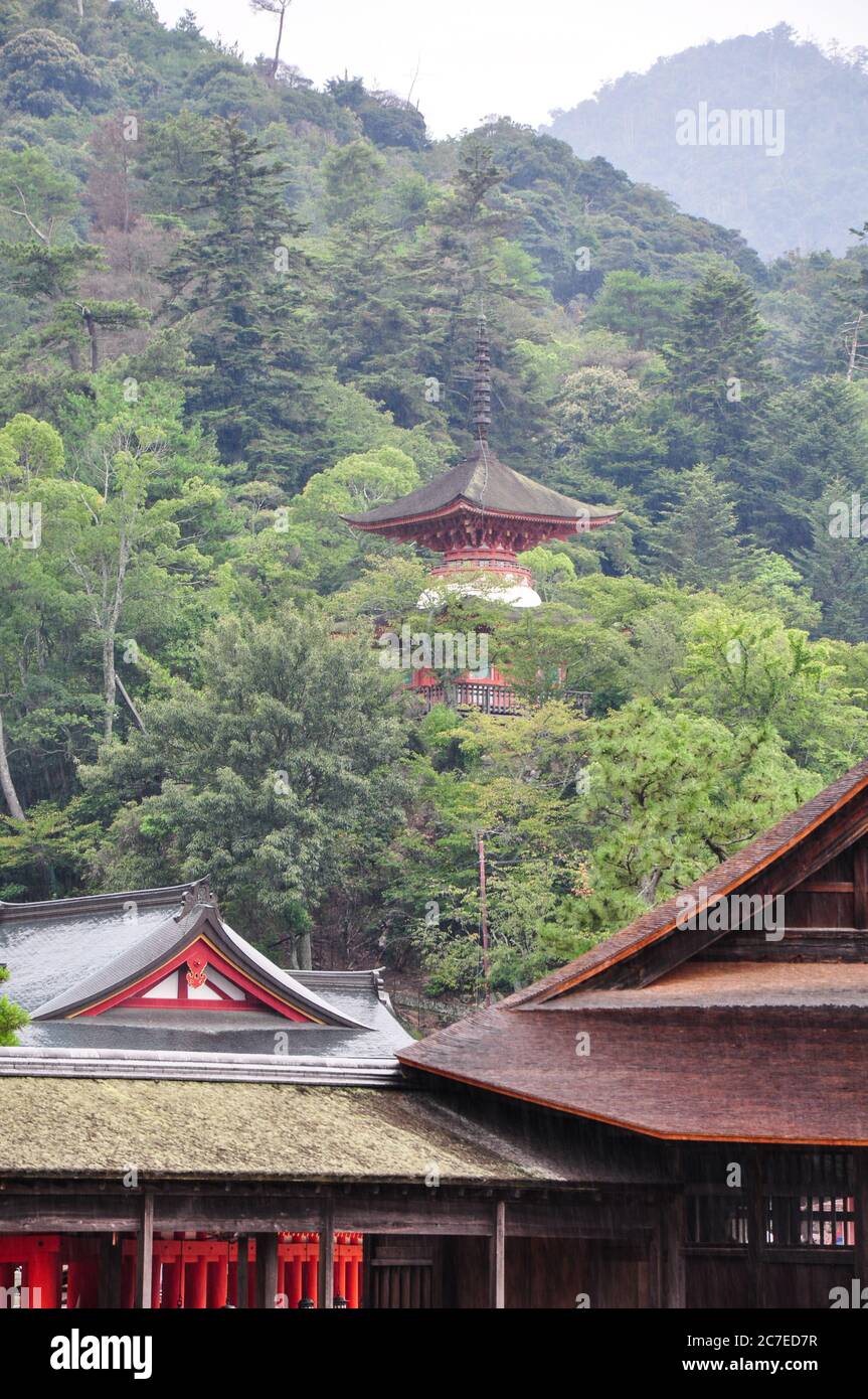 Itsukushima Shrine, Japan Stock Photo - Alamy