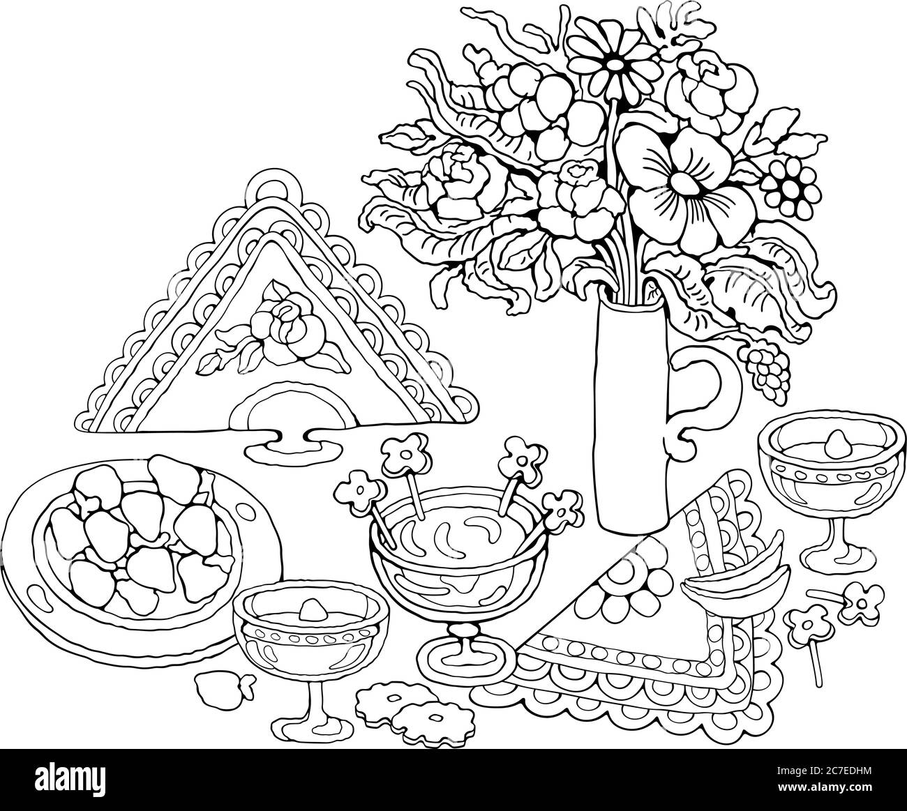 Home Cooking vector illustration Stock Vector Image & Art - Alamy