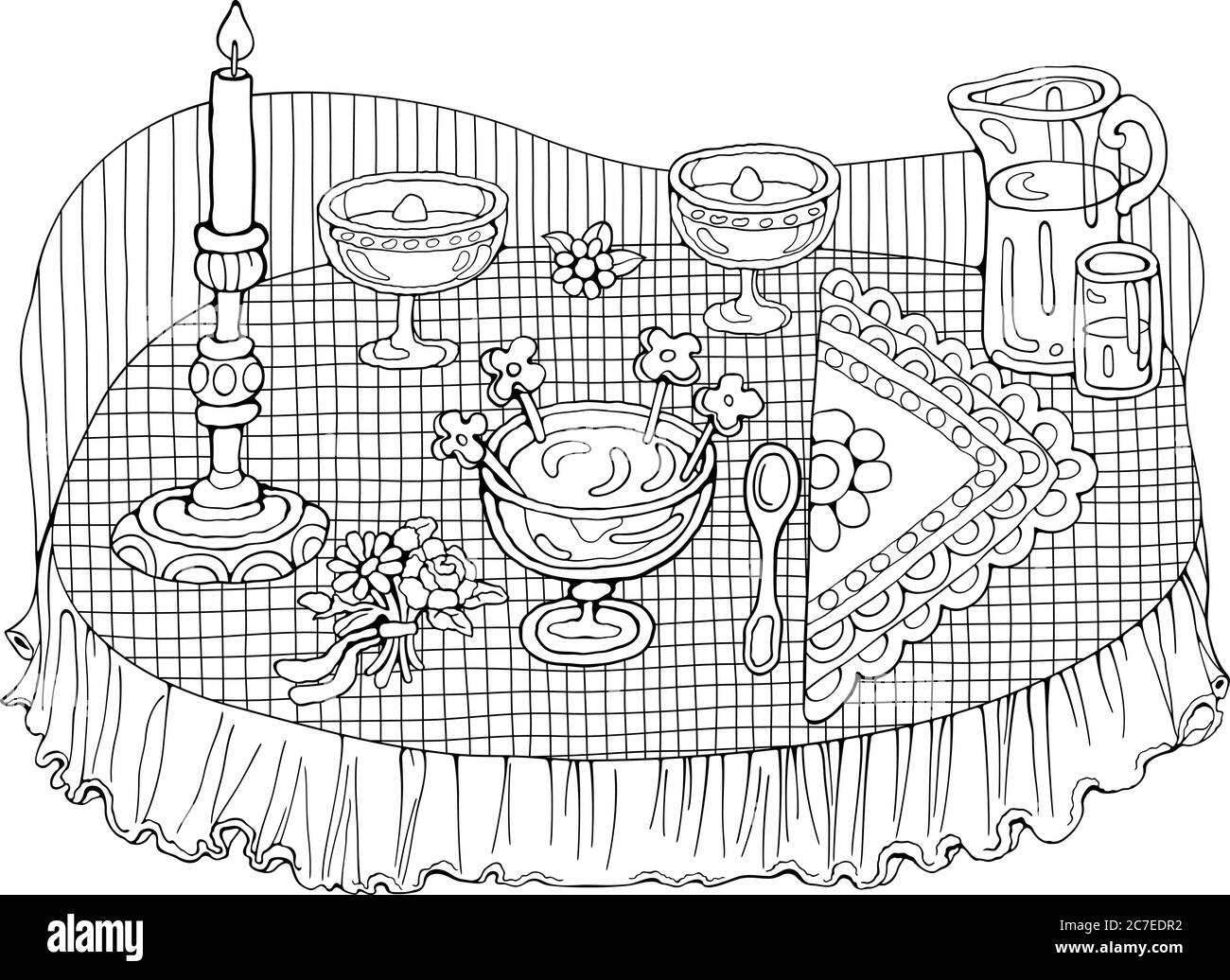 Home Cooking sketchy vector illustration Stock Vector Image & Art - Alamy