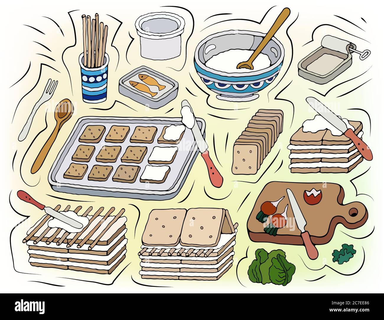 Home Cooking vector illustration Stock Vector Image & Art - Alamy