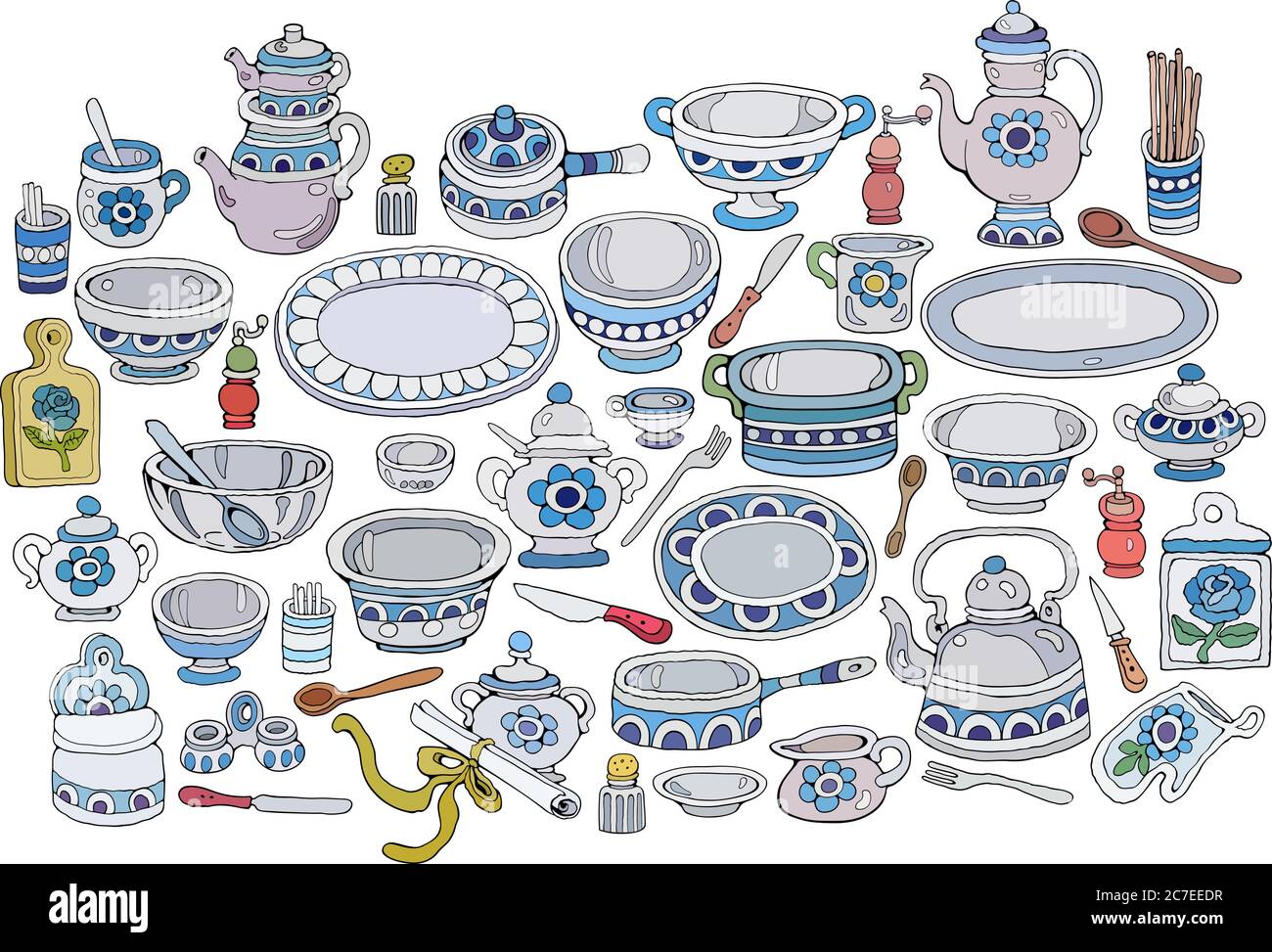 Home Cooking vector illustration Stock Vector Image & Art - Alamy