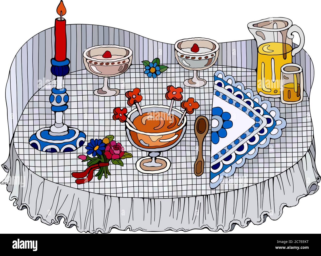 Home Cooking Still life vector illustration Stock Vector Image & Art ...