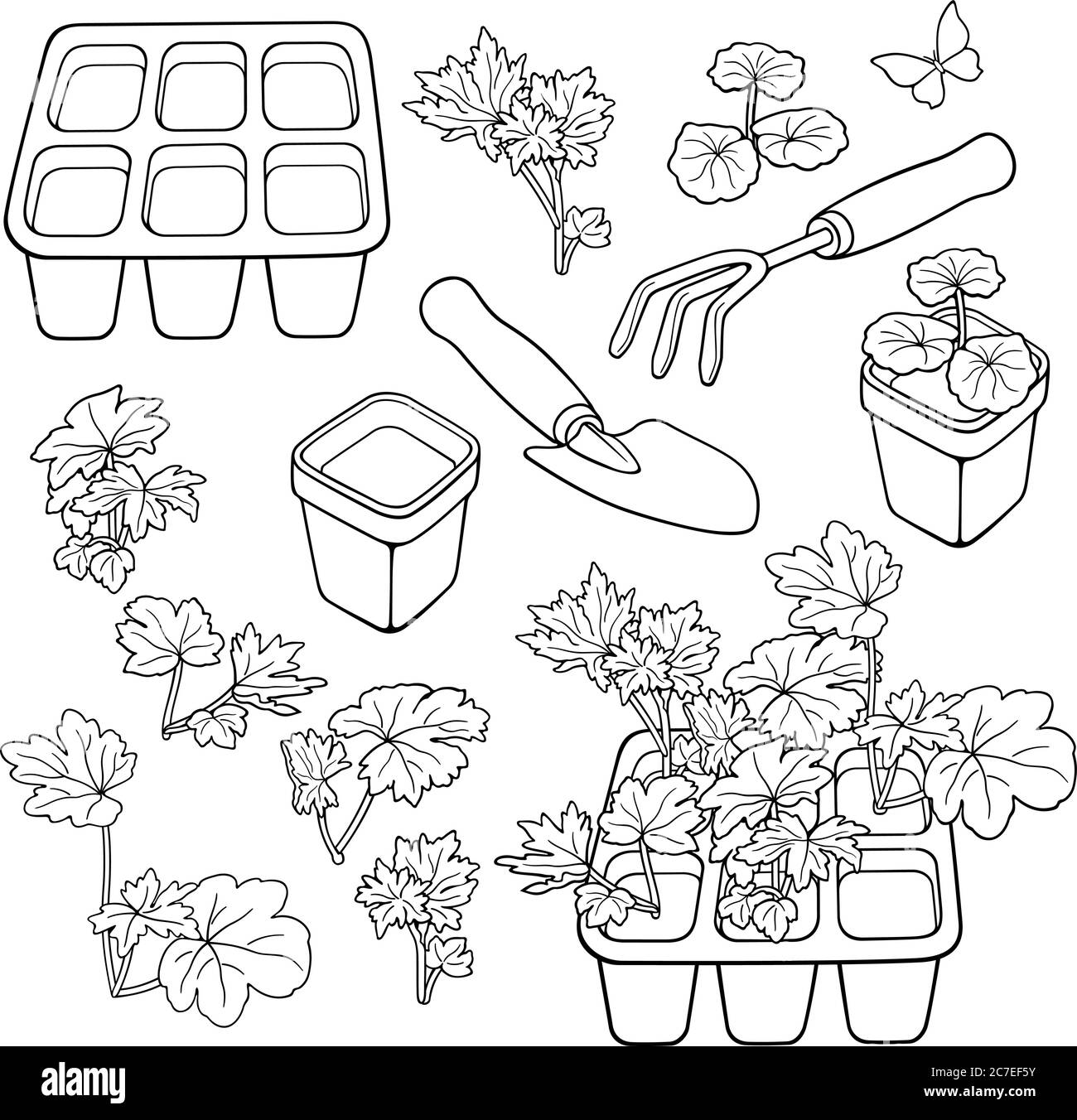 Yard elements Black and White Stock Photos & Images - Alamy